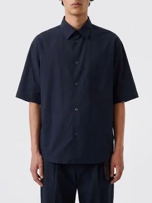 Studio Nicholson Cotton Bowling Shirt - Blue