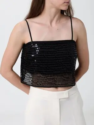 SIMONA CORSELLINI Embellished Cropped Top