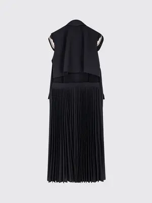 Sacai Double Breasted Wool Blend Vest