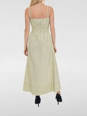 BOSS Striped Midi Dress