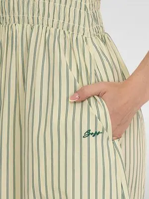 BOSS Striped Midi Dress