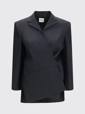 Khaite Asymmetrical Wool And Silk Blazer