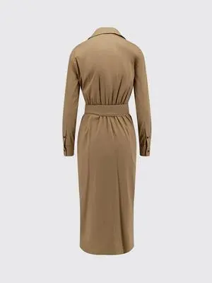 Max Mara Midi Wrap Dress - Sand