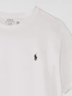 Polo Ralph Lauren Logo Cotton T-shirt - White