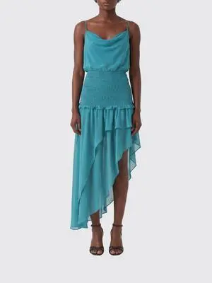 Andamane Asymmetrical Draped Maxi Dress