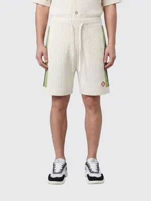 Casablanca Knit Shorts With Contrast Stripe Detailing