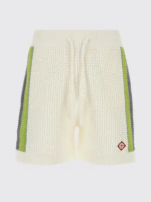 Casablanca Knit Shorts With Contrast Stripe Detailing