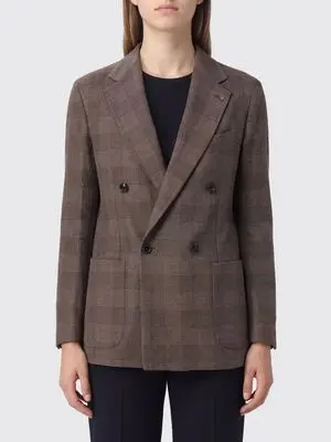 Tagliatore Double-breasted Checked Blazer