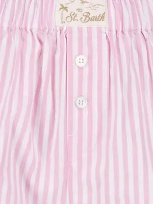 MC2 SAINT BARTH Striped Cotton Boxer Shorts