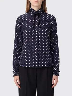 Valentino Garavani Polka Dot Shirt With Pussy Bow Detail