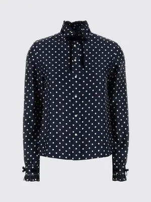 Valentino Garavani Polka Dot Shirt With Pussy Bow Detail