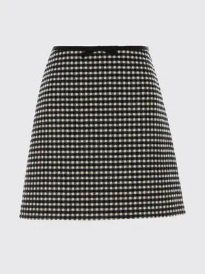 Valentino Garavani Gingham Check Mini Skirt