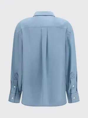 Bottega Veneta Long-sleeve Viscose And Silk Blend Shirt