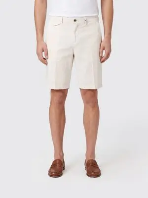 MYTHS Linen Blend Chino Shorts - White