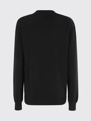 Play Comme Des Garcon Cardigan With Red Heart Appliqu - Black