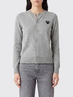 Play Comme Des Garcon Drop Shoulder Knitwear For Women