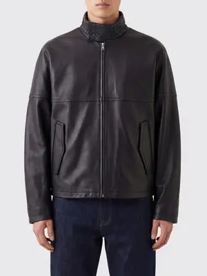 Bottega Veneta Lambskin Leather Jacket - Black