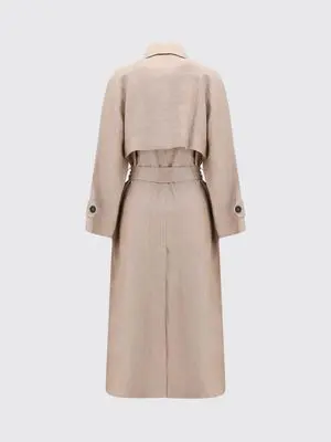 Brunello Cucinelli Double-breasted Linen Trench Coat