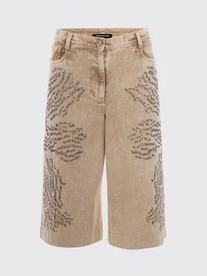 Patrizia Pepe Embroidered Cropped Shorts