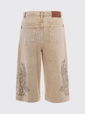 Patrizia Pepe Embroidered Cropped Shorts