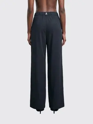 Patrizia Pepe Stretch Cotton Straight Leg Trousers - Black