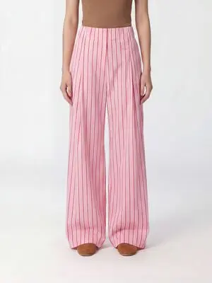 Dries Van Noten Striped Wide Leg Trousers