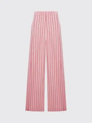 Dries Van Noten Striped Wide Leg Trousers
