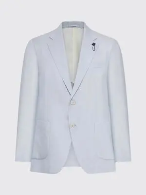 LARDINI Single-breasted Blazer With Notch Lapel