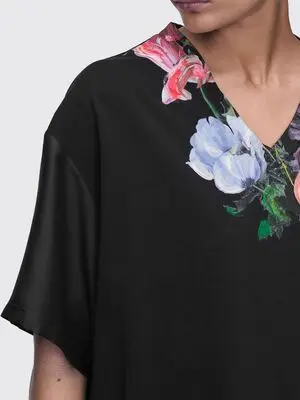 MAISON MARGIELA T-shirt With Floral Print