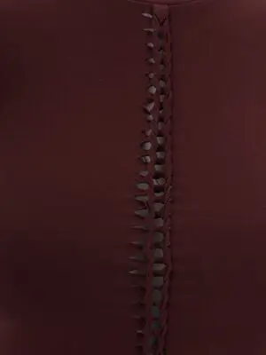 Patrizia Pepe Sleeveless Modal Top - Brown