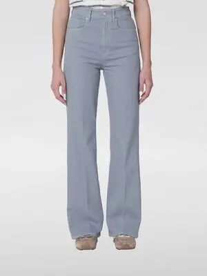 A.p.c. Flared Jeans In Organic Cotton Denim - Blue