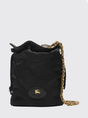 Burberry Quilted Chain Bag - Black