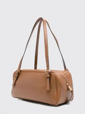 Versace Leather Shoulder Bag - Brown