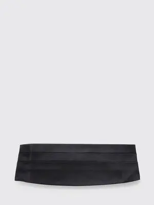 Brunello Cucinelli Pleated Silk And Cotton Cummerbund - Blue