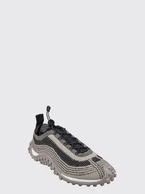 AMI Paris Mirage Striped Knit Low-top Sneakers - Grey