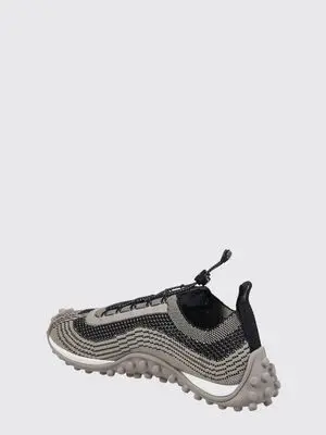 AMI Paris Mirage Striped Knit Low-top Sneakers - Grey