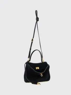 Balenciaga Rodeo Mini Calfskin Leather Handbag - Black