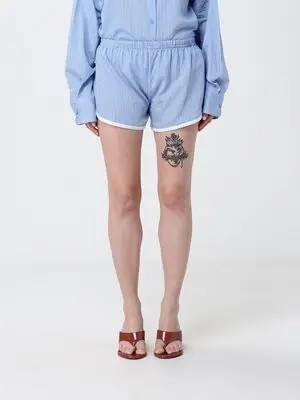 THE FRANKIE SHOP Striped Low-rise Boxer Shorts - Blue