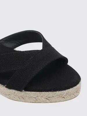 CastaÑer Bruna Mid-wedge Canvas Espadrilles With Adjustable Ankle Strap