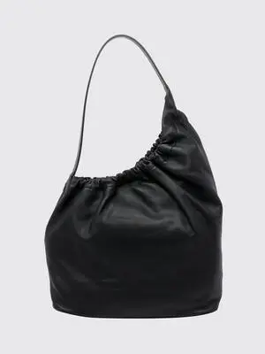 AESTHER EKME Ruched Lamb Leather Shoulder Bag