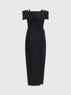 Khaite Crêpe Midi Dress