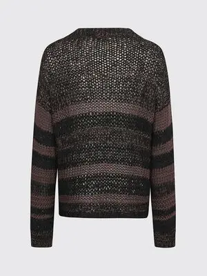 ROBERTO COLLINA Striped V-neck Sweater