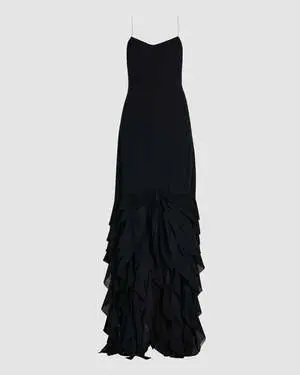 Veronica De Piante Calista Georgette Gown