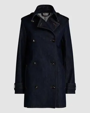 Veronica De Piante Charlotte Denim Trench Coat