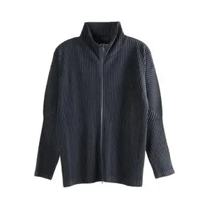 Issey Miyake Zip Up Cardigan