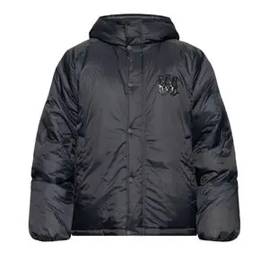 Amiri Hooded Down Jacket With Logo Detail