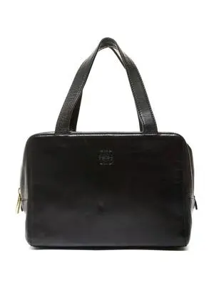 Loewe Anagram Nappa Leather Handbag - Black