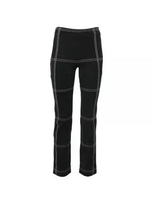 Dolce & Gabbana Checkered Cotton-knit Trousers