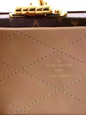 LOUIS VUITTON Monogram Camera Box Trunk Bag