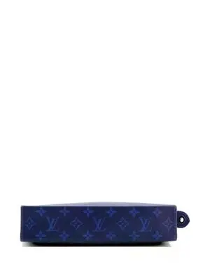 LOUIS VUITTON Pochette Voyage Monogram Taigarama Mm Clutch Bag